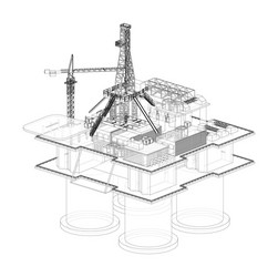 Oil Rig Blueprint Vector Images (over 180)