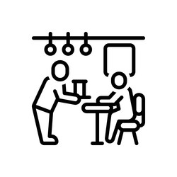 Serve Royalty Free Vector Image - VectorStock