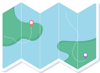 Fold Map Vector Images (over 7,200)