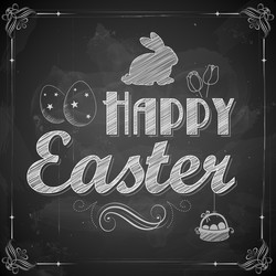 Easter Chalkboard Vector Images (over 500)
