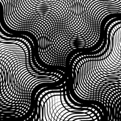 Irregular geometric pattern background with wavy Vector Image