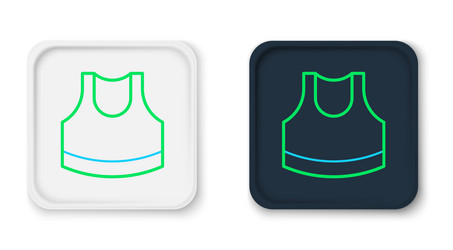 Black female crop top icon isolated on white Vector Image