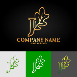 01 oak letter v Royalty Free Vector Image - VectorStock