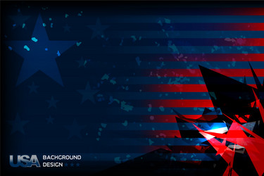 Usa background design Royalty Free Vector Image