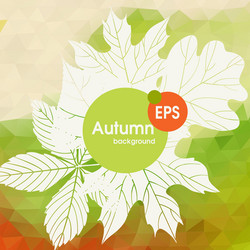 Magic autumn background Royalty Free Vector Image