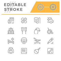 Set of medical icons Royalty Free Vector Image
