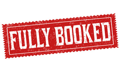 Overbooked sign or stamp Royalty Free Vector Image