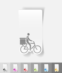 Realistic design element delivery of goods Vector Image