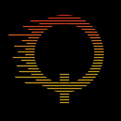 Modern fast letter q logo this font with speed Vector Image