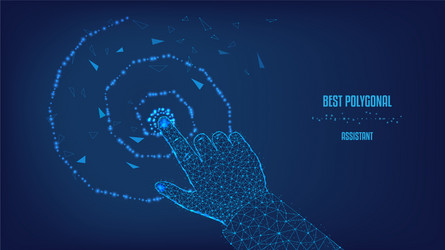 Abstract model of man Royalty Free Vector Image