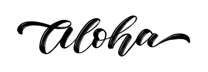 Aloha Font Hawaiian Vector Images (over 110)
