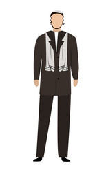 Rabbi Silhouette Vector Images (87)