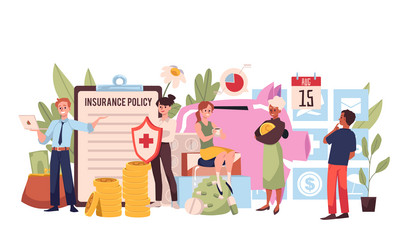 Employee benefits infographic banner Royalty Free Vector