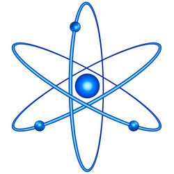 Hydrogen atom icon Royalty Free Vector Image - VectorStock