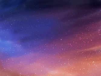 Magic night dark blue sky with sparkling stars Vector Image