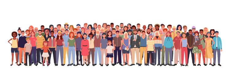 Animated Group Of People