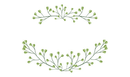 Floral Top Bottom Border Vector Images (69)
