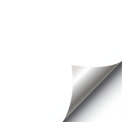 White page corner Royalty Free Vector Image - VectorStock
