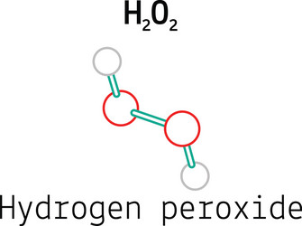 Hydrogen chloride hcl molecule chemical structure Vector Image