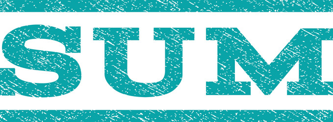 Sum watermark stamp Royalty Free Vector Image - VectorStock