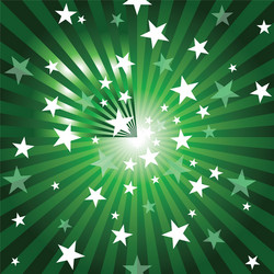 Light rays and stars Royalty Free Vector Image
