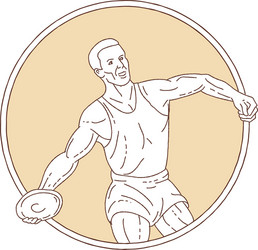 Discus Track And Field Clipart