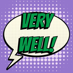 Red hand pointer comic bubble Royalty Free Vector Image