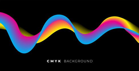 Pixel background in cmyk colors Royalty Free Vector Image