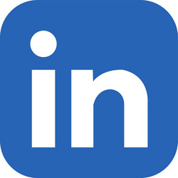 Linkedin design logo sign symbol in american Vector Image
