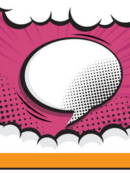 Abstract vertical comic book pop art cartoon Vector Image