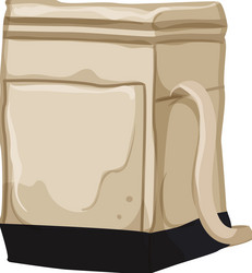 Ice cooler box cartoon Royalty Free Vector Image