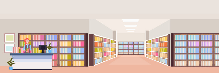 Library Counter Vector Images (over 170)