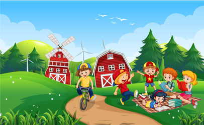 Children background Royalty Free Vector Image - VectorStock