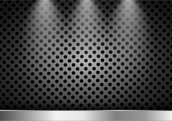 Graphic metallic plat Royalty Free Vector Image