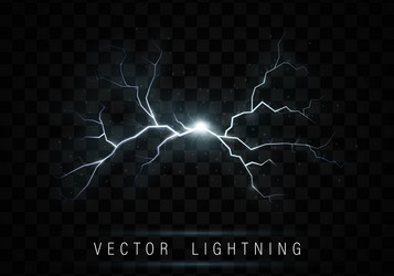 Lightning flash bolt Royalty Free Vector Image