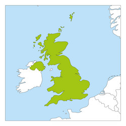 Great Britain Map Simplified Vector Images (38)