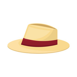 Old retro man hat Royalty Free Vector Image - VectorStock