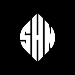 Shn logo letter design Royalty Free Vector Image