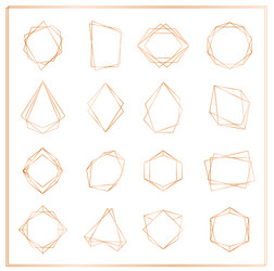 Diamond shape frame Royalty Free Vector Image - VectorStock
