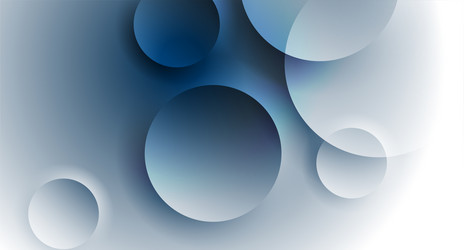 Blue white geometric tech background with glossy Vector Image