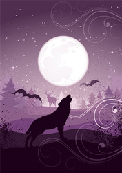 Wolf Moon Vector Images (over 1,800)