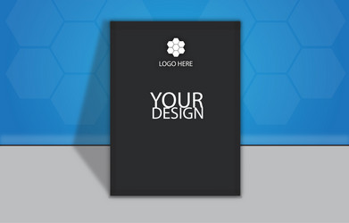 Mock up sheet Royalty Free Vector Image - VectorStock