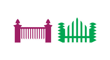 Magnificent entrances icons for architectural Vector Image