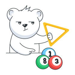 Billiard rack Royalty Free Vector Image - VectorStock