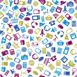 Modern technology stickers Royalty Free Vector Image