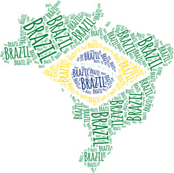 Brazil Word Art Vector Images (over 200)