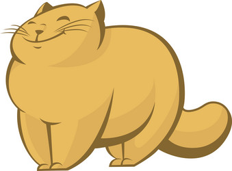 Fat cat icons Royalty Free Vector Image - VectorStock