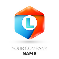 Red Circle Logo With L