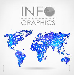 World map background Royalty Free Vector Image