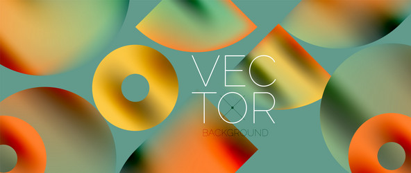 Geometric abstract panorama wallpaper background Vector Image